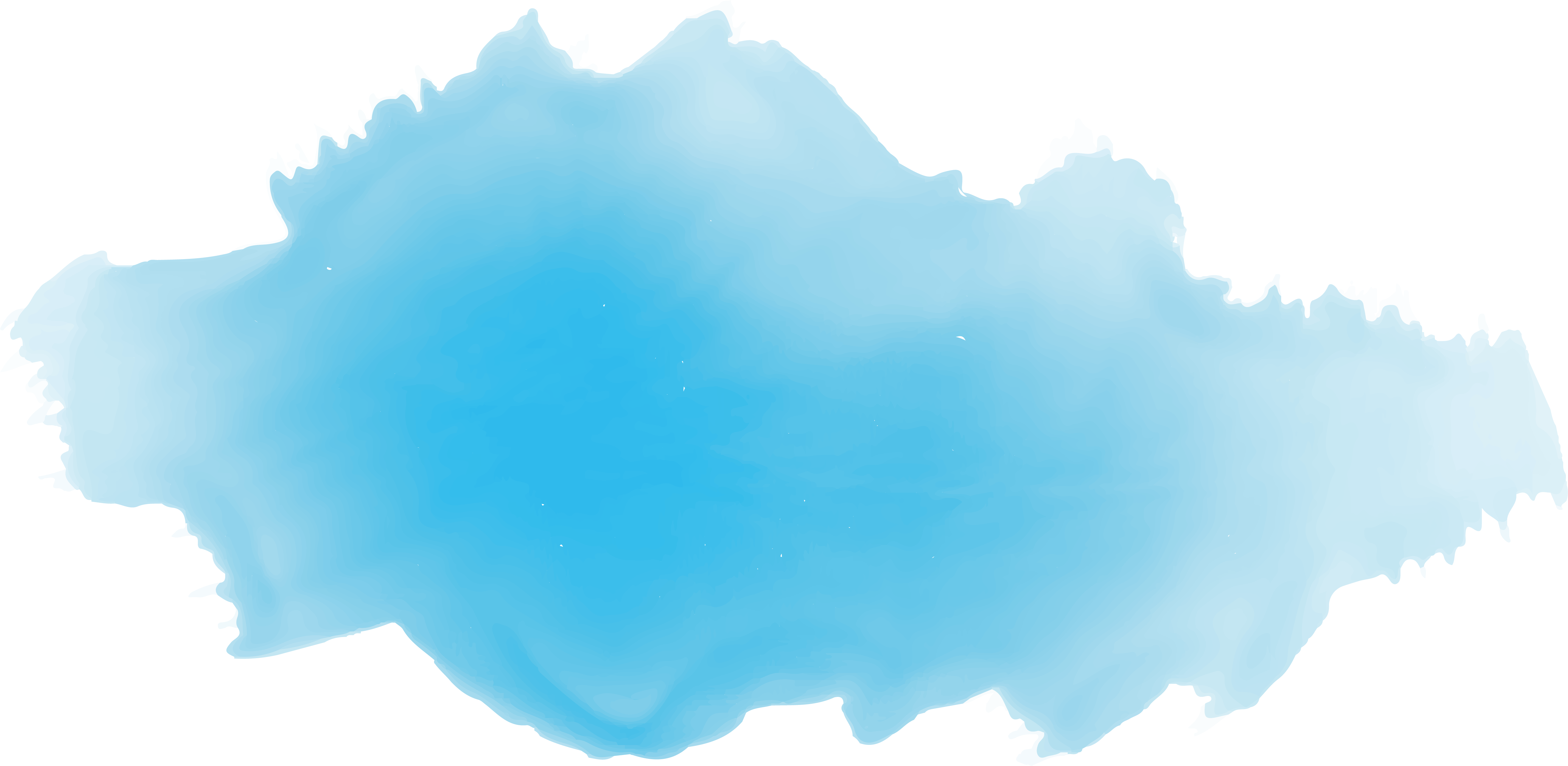 Download Blue Watercolor Png - Blue Watercolor Cloud - HD Transparent ...