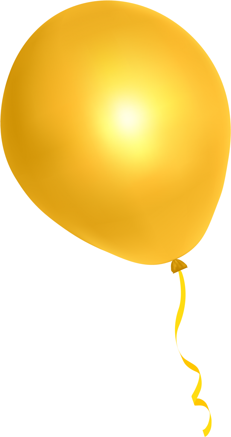 Download Yellow Balloon Png Image - Yellow Balloon Transparent ...