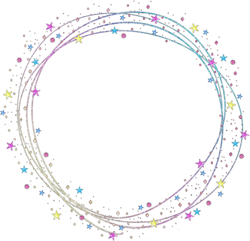 Download HD Shapes Circle Frame Overlay Colorful Sparkle Glitter - Png ...