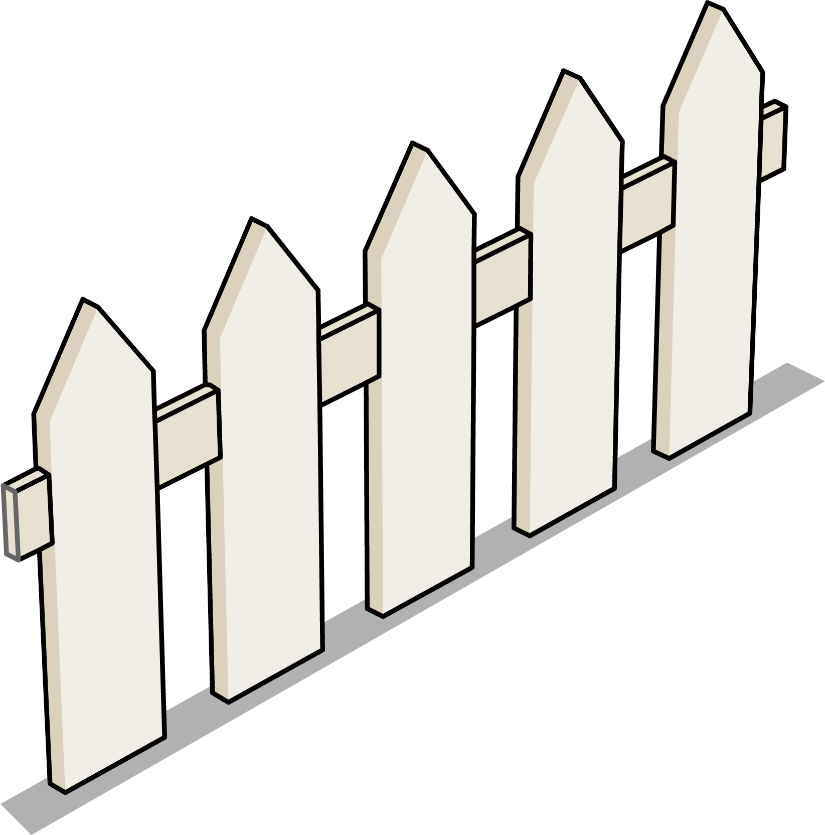 Download Picket Fence Sprite 017 - Picket Fence - HD Transparent PNG ...