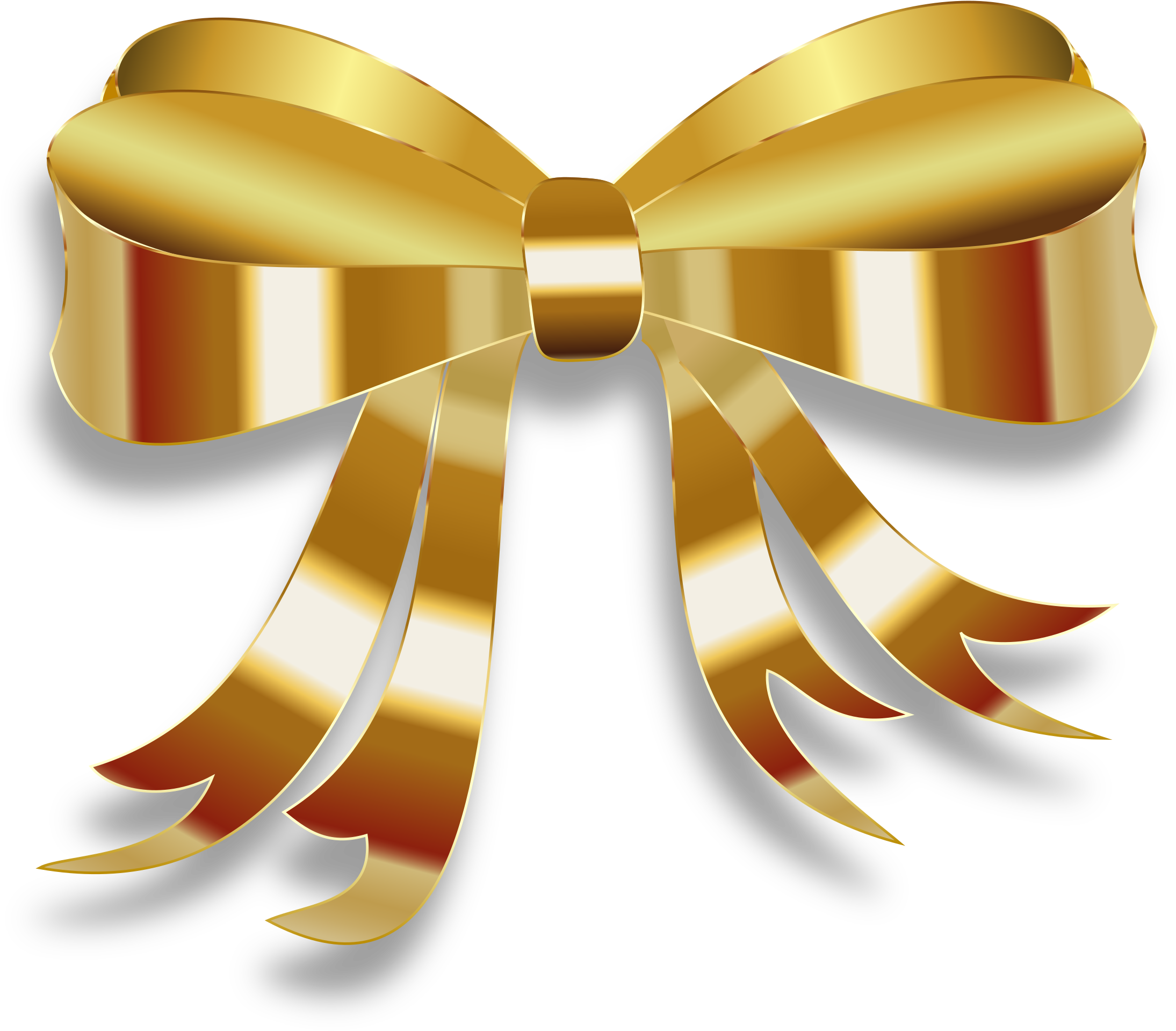 Download HD Gold Ribbon Clip Art Transparent PNG Image - NicePNG.com