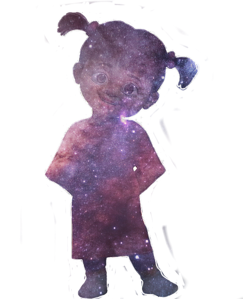 Download HD Boo Monstersinc Love Galaxy Disney Child Space Universe ...