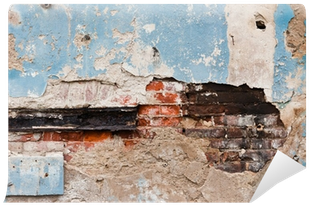 Download Old Crumbling Plastered Brick Wall Wall Mural • Pixers® - Wall ...