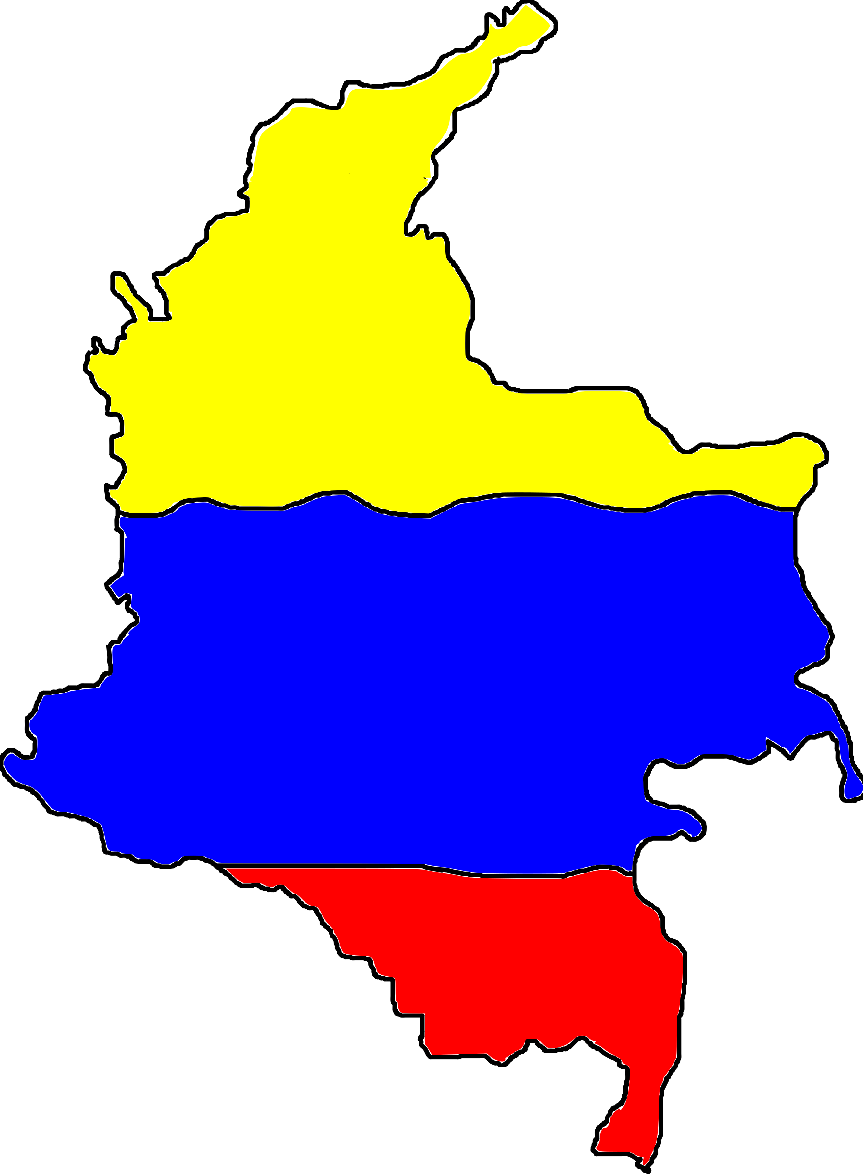 Download HD Of Colombia Free Colombia Free Mapcolombia Free Mapa - Map ...