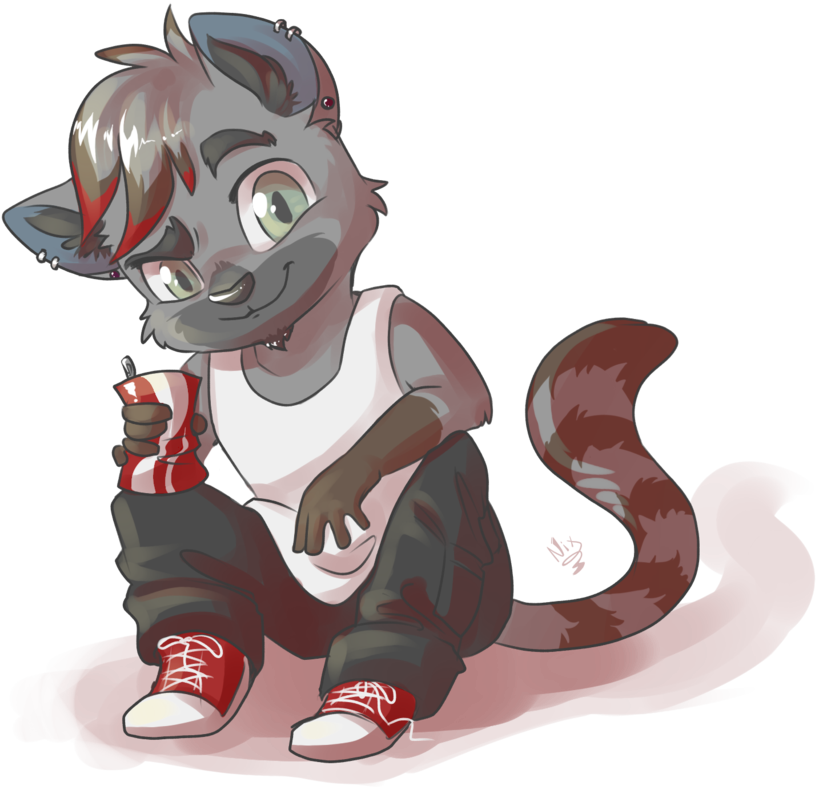 Download Furry Cat Cliparts - Cat Furry Chibi - HD Transparent PNG ...