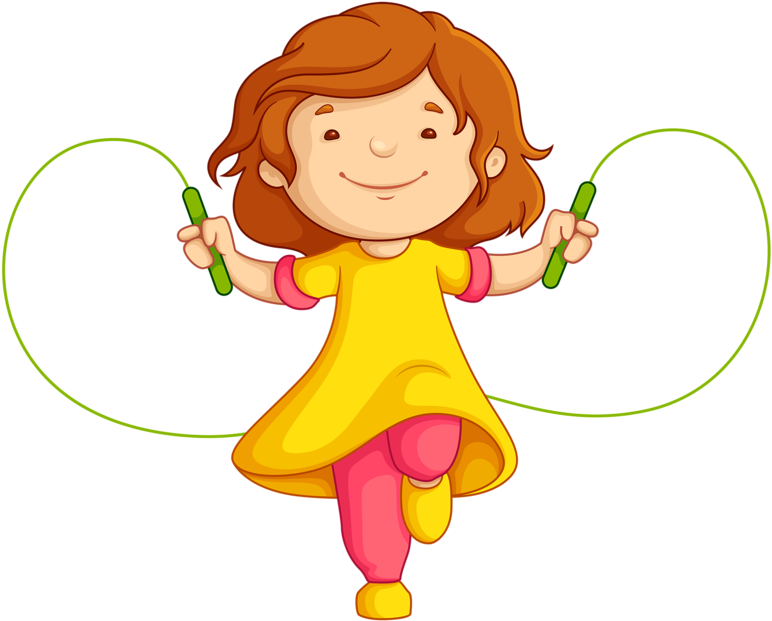 Download Child Clipart Jumping Rope - Girl Jumping Rope Clipart - HD ...