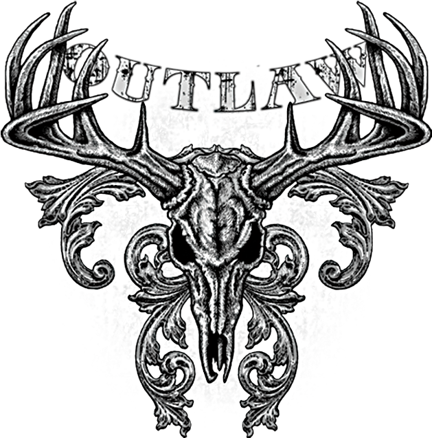Download HD Outlaw Skull Transparent PNG Image - NicePNG.com