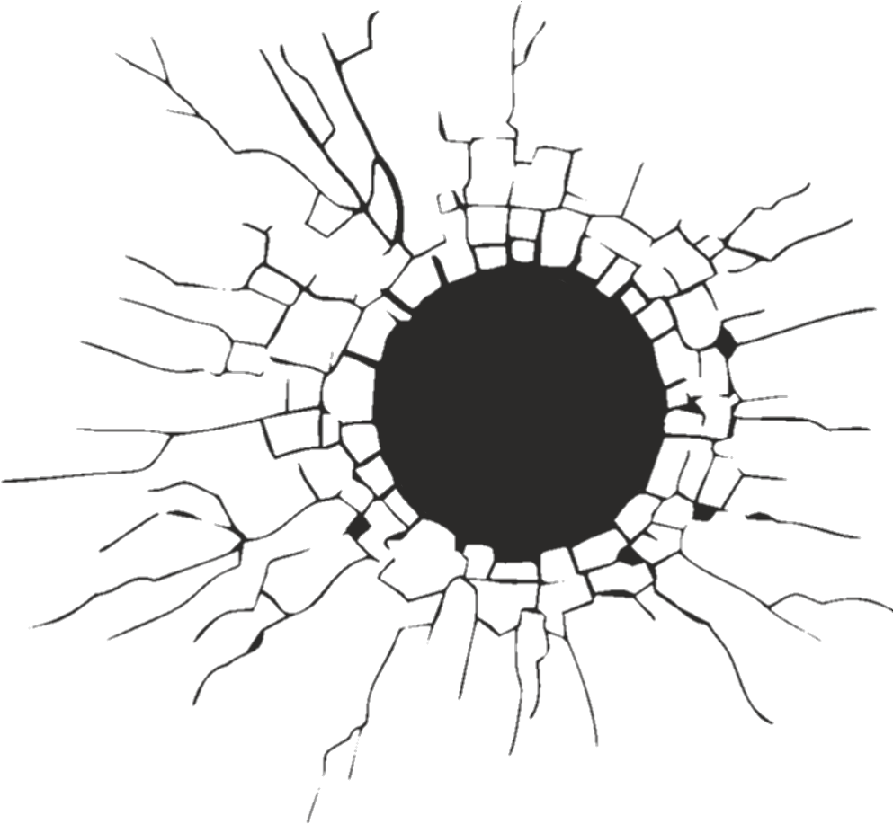 Download HD Glass Hole Cracking Cracks - Crack Png Transparent PNG ...