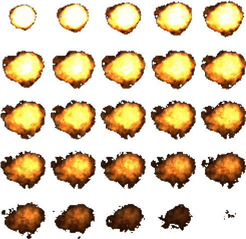 Download Explosion File Sprite Sheet - Explosion Sprite Sheet Png - HD ...