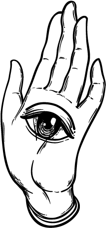 Download HD But We Only Need Design - All Seeing Eye Hand Transparent ...