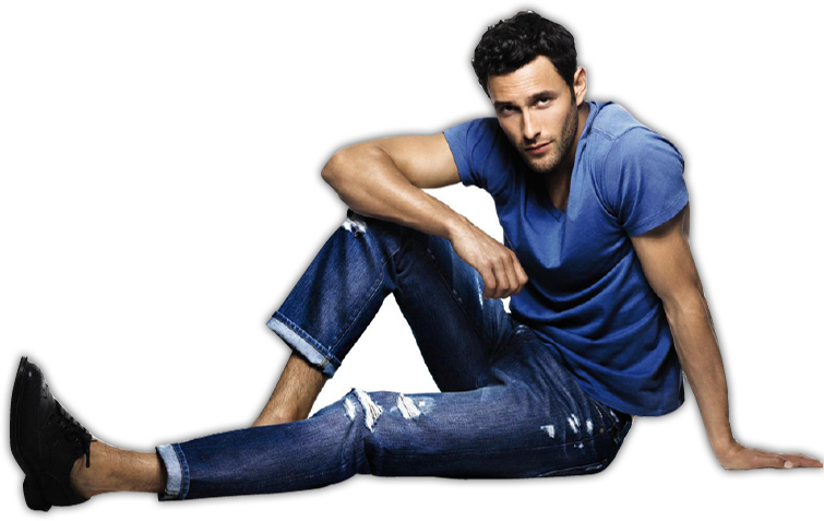 Download HD Gap 45 Years Of Histor - Mens Jeans Model Png Transparent ...