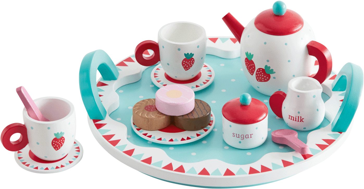 Download HD Berry Tea Set Transparent PNG Image - NicePNG.com