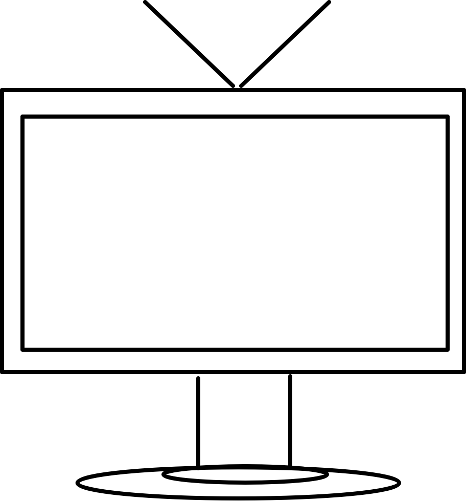 Download Free White Square Outline Png - Line Art - HD Transparent PNG ...