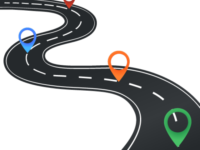 Download HD Road Clipart Road Map - Roadmap Clipart Transparent PNG ...