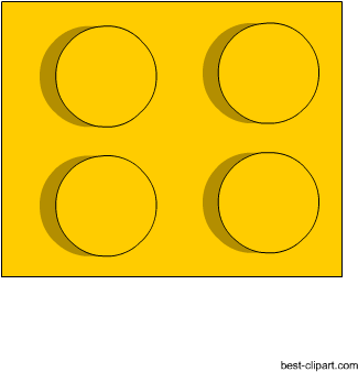 Yellow Lego Brick Png
