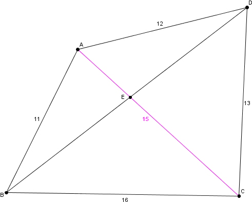 Download Geometry Question - Find Diagonal Of A Quadrilateral - HD ...