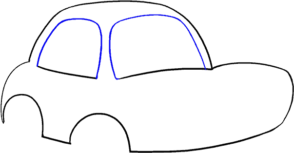 Download Point Drawing Car - Easy To Draw Cartoon Cars - HD Transparent ...