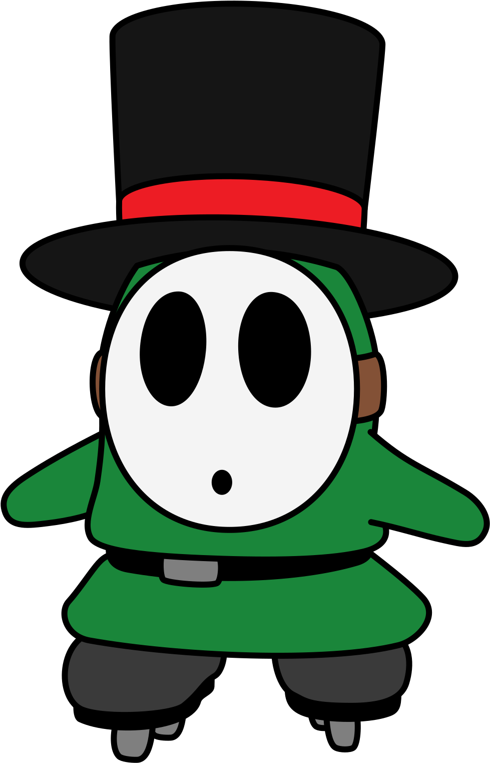Download Shy Guy On Wheels - Cartoon - HD Transparent PNG - NicePNG.com