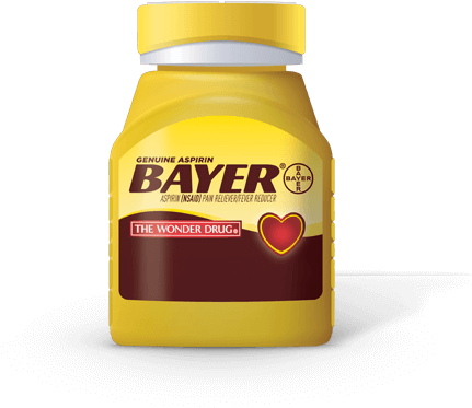 Download HD Bayer-bottle ] - Bayer Aspirin Pain Reliever/fever Reducer ...