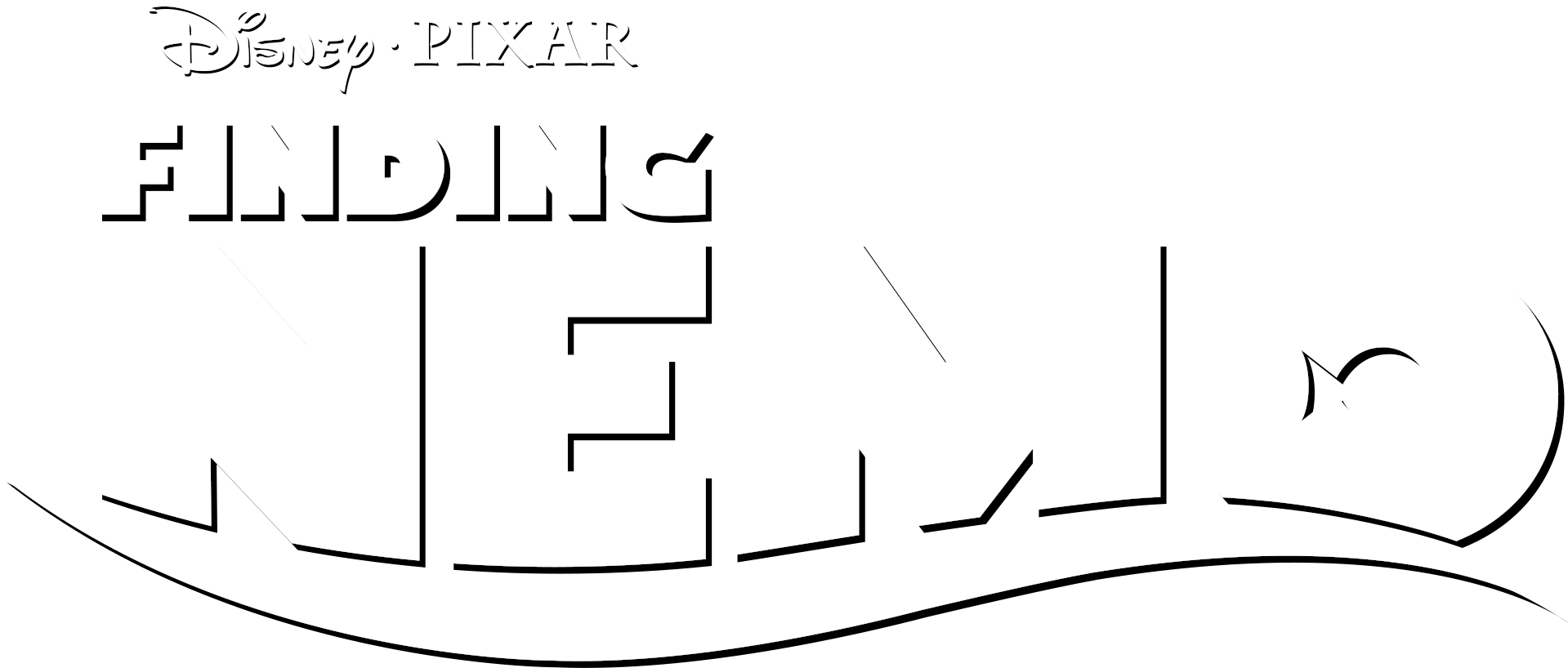 Download HD Finding Nemo - Line Art Transparent PNG Image - NicePNG.com