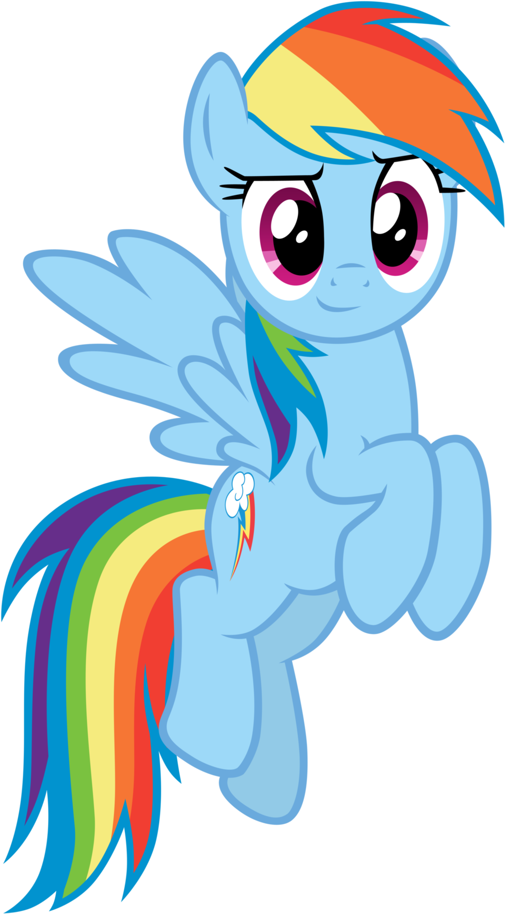 Download Fanmade Rainbow Dash Confident Vector - Mlp Rainbow Dash Robot ...