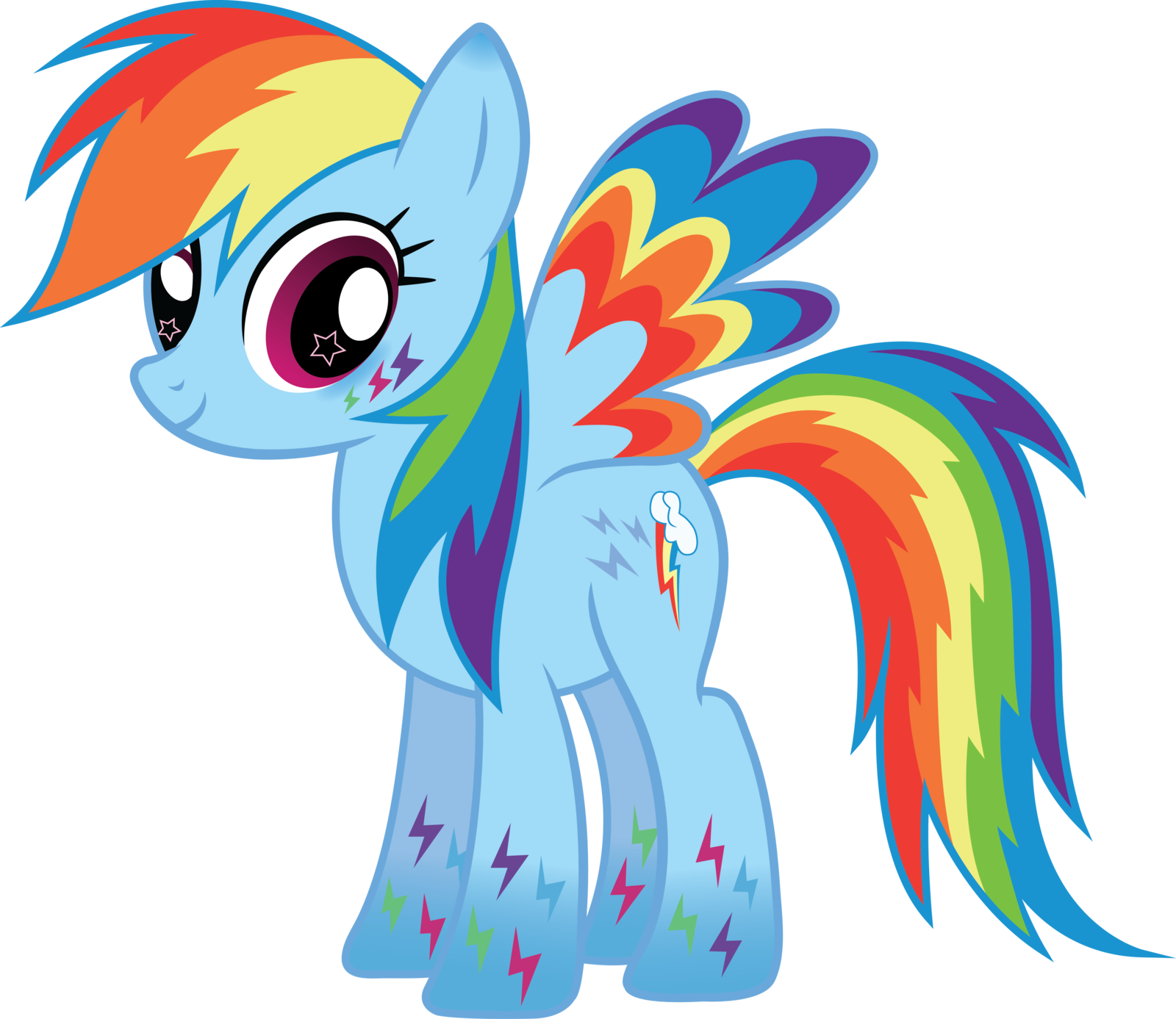 Download HD Rainbow Power Rainbow Dash Vector By Icantunloveyou - My Little Pony Rainbow Power ...