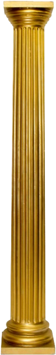 Download Gold Vector Pillars - Golden Colour Pillar Png - HD ...