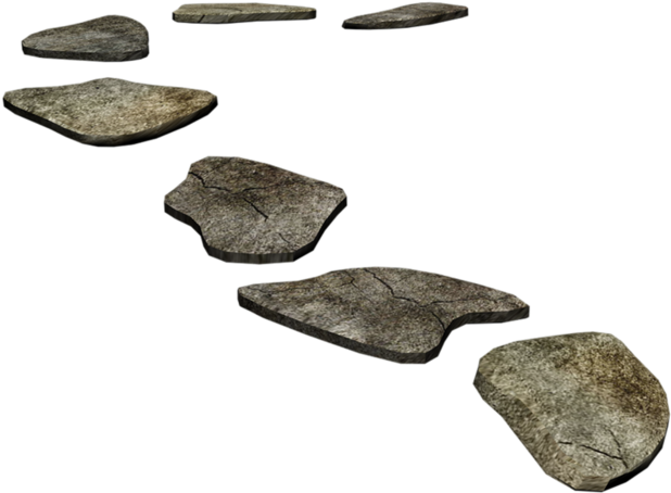 Download HD Deviantart Path Clip Art Black Stones Transprent - Stone ...