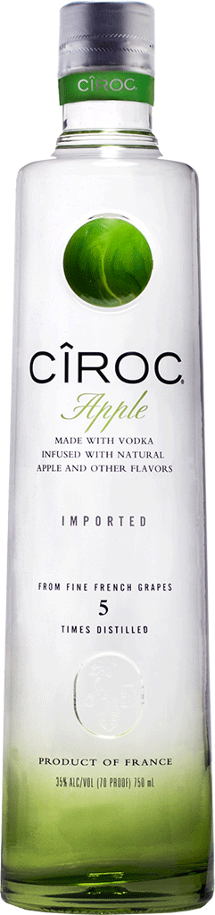 Download Ciroc Apple Vodka - Ciroc Apple Vodka 750ml - HD Transparent PNG - NicePNG.com