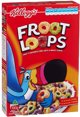 Download HD Fruitloops-1 - Kellogg's Froot Loops 500g Transparent PNG ...