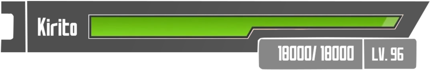 Download HD Healthbar - Sao Health Gui Transparent PNG Image - NicePNG.com