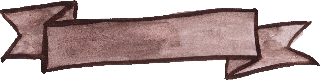 Download HD Watercolor Ribbon Transparent - Brown Ribbon Banner Png ...