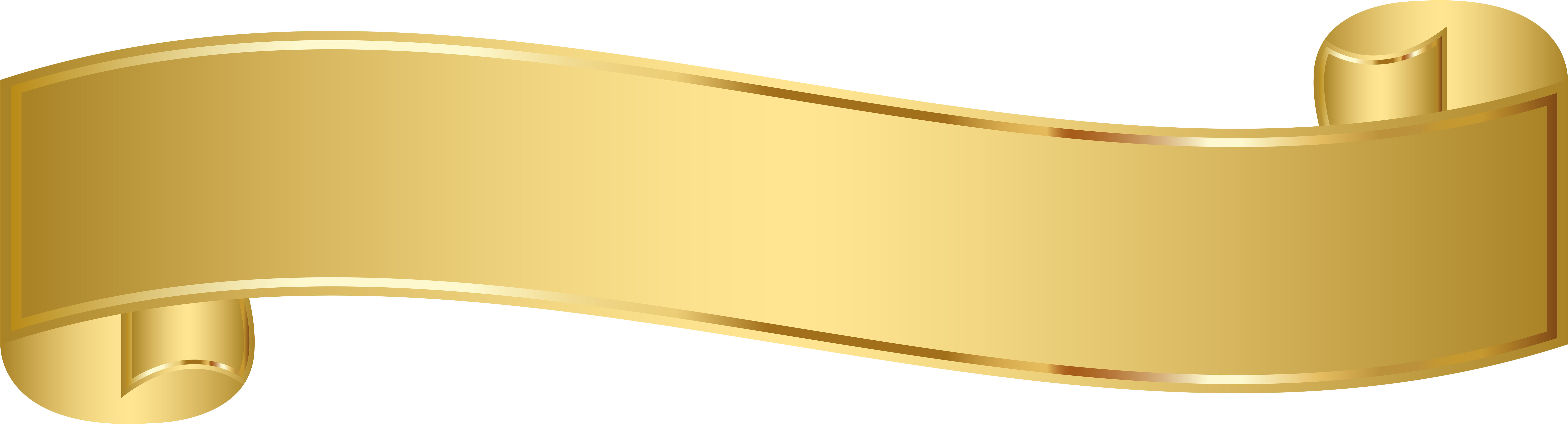 Download Gold Banner Ribbon Png Png Royalty Free Library - Gold Ribbon ...
