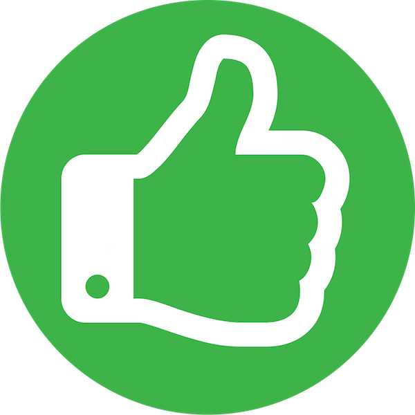 Download HD Green Thumbs Up Png Black And White Stock - Thumbs Up Icon ...