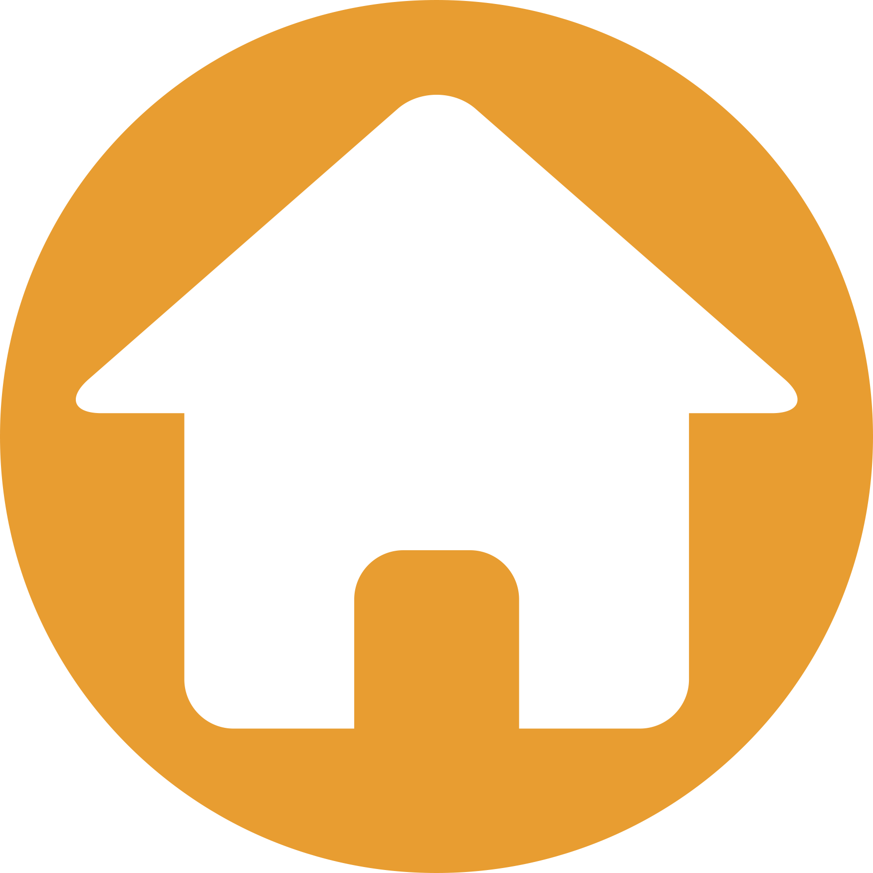 Download HD Free Download Of House Icon Clipart - Icono Casa Amarillo ...