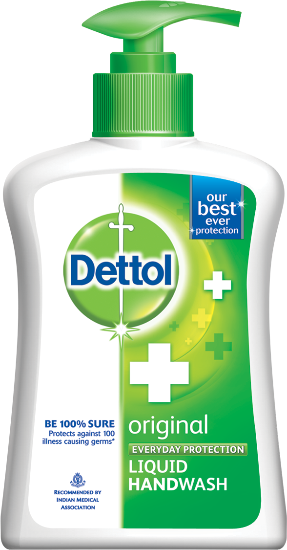 Download HD Dettol Original Liquid Hand Wash - Dettol Hand Wash 215ml ...