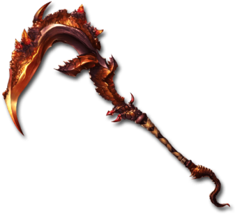Download HD True Infernal Flamescythe - Fire Scythe Transparent PNG ...