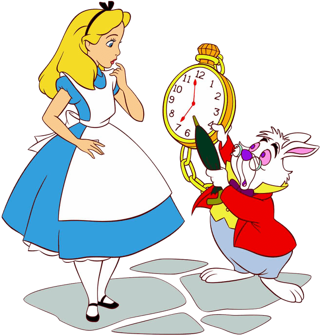 Download Alice In Wonderland And The White Rabbit - HD Transparent PNG ...