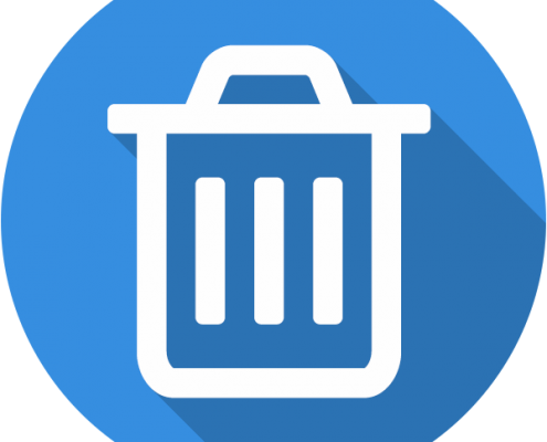 Download Recycle Bin - Trash Circle Icon Png - HD Transparent PNG ...