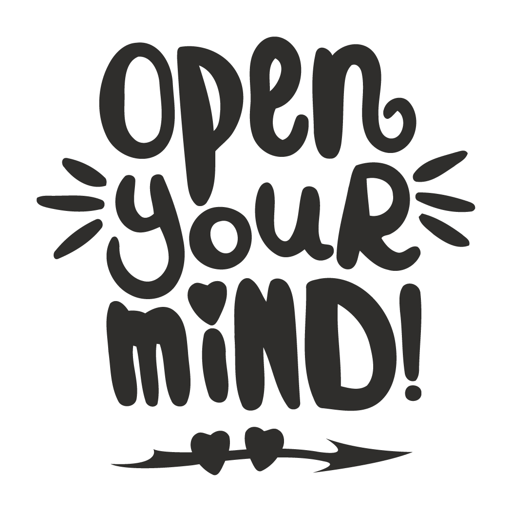 Download HD Open Your Mind Decal - Frases En Ingles Con Dibujos ...
