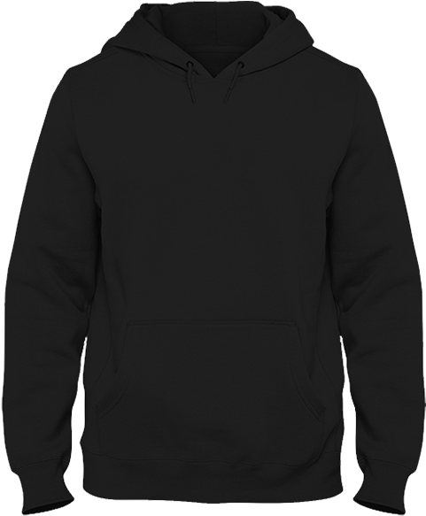Download HD Plain Black Hoodie Png - Nit Jamshedpur T Shirt Transparent ...