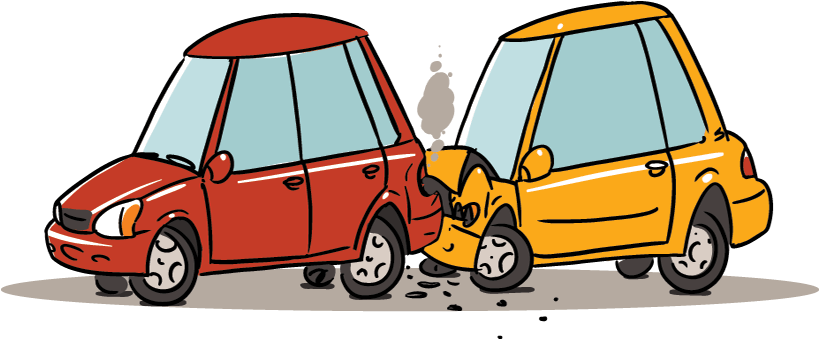 Download HD Car Crash Cartoon Png Transparent PNG Image - NicePNG.com