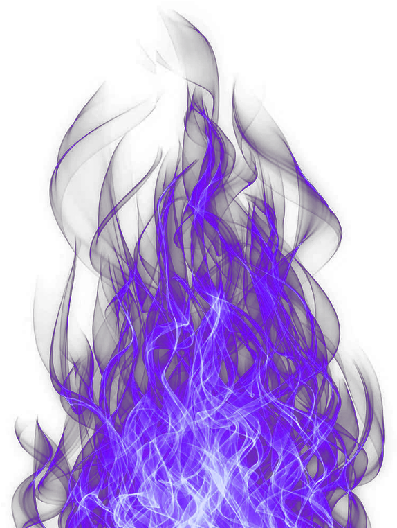 Blue And Purple Fire