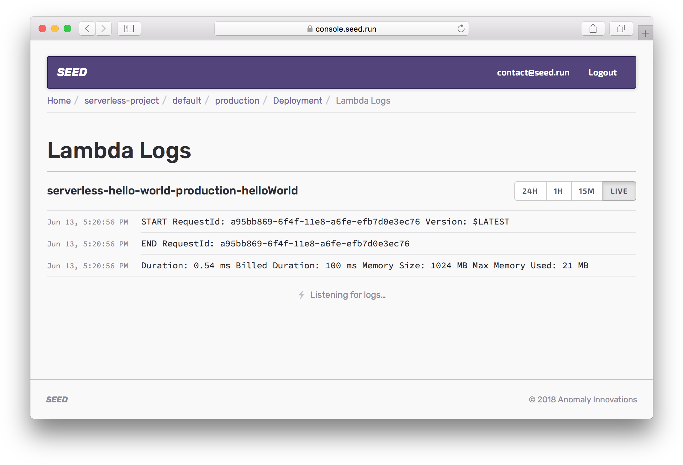 Download HD Lambda Logs Live - Software Deployment Transparent PNG ...