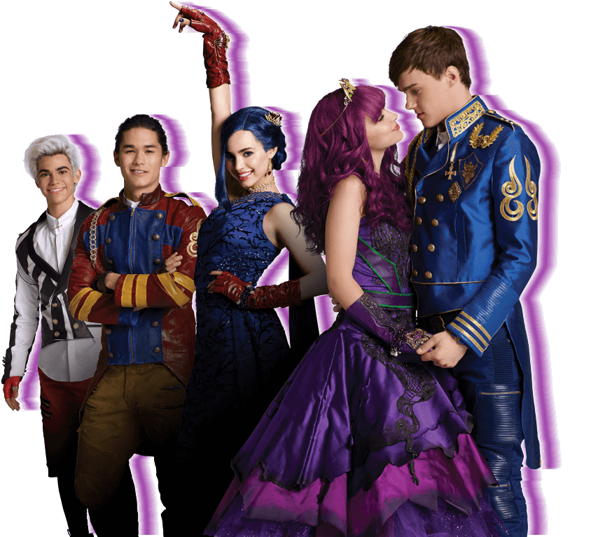 Download HD Disney Descendants Png - Descendants Mal And Ben Png ...