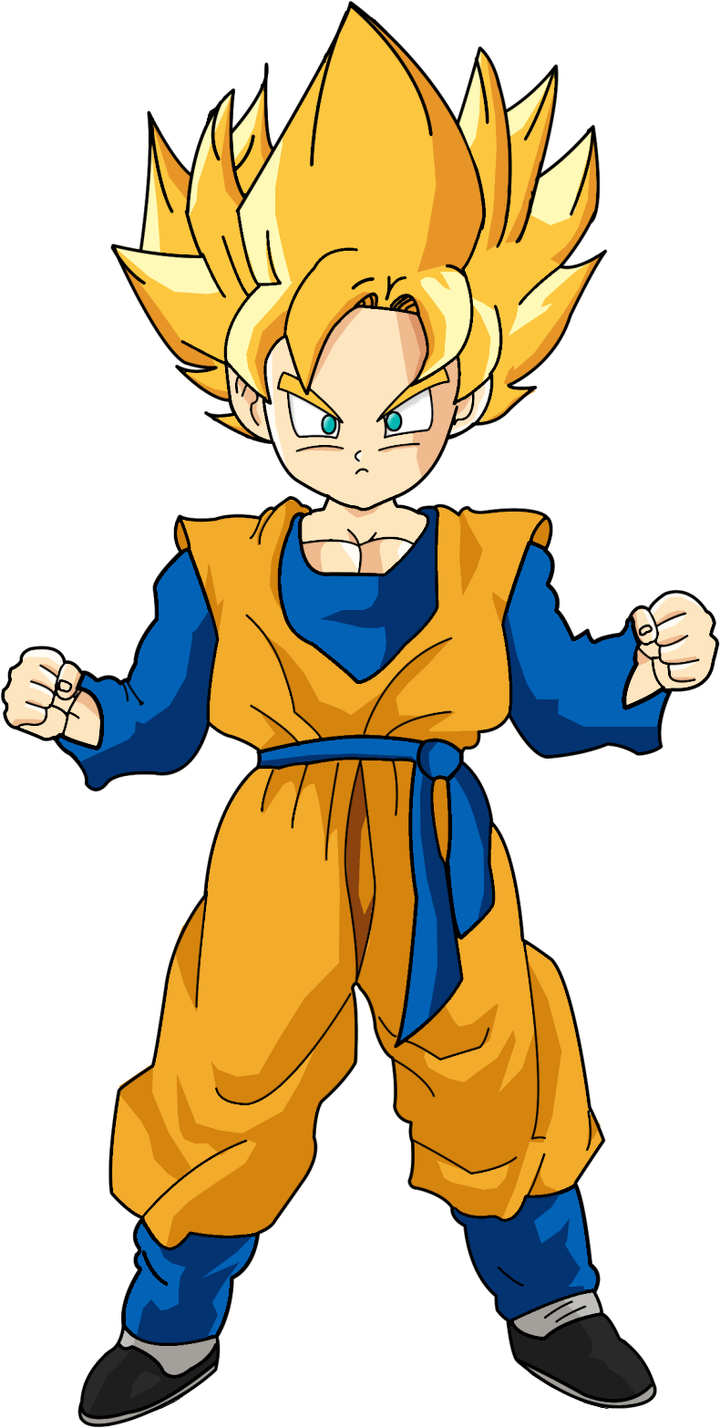Download Hi This Is Goten Ssj And I Like How They Resembled - Dragon ...