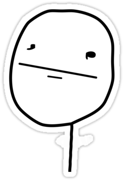 Download Cool Meme Faces Png Face Notext Stickers By Kriodd - Poker ...