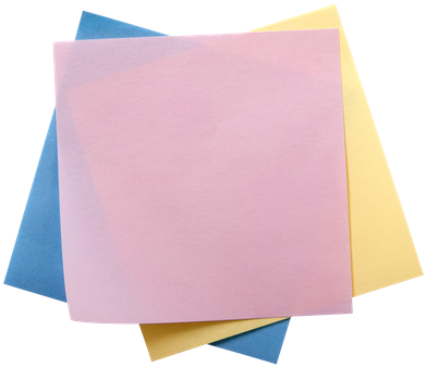 Download Png Of Sticky Notes Stack Colorful Svg Library Library ...