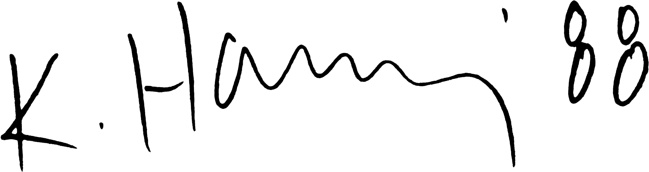 Download Keith Haring Signature - HD Transparent PNG - NicePNG.com