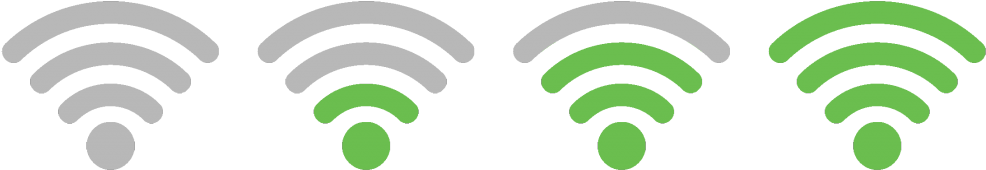 Download Wifi Signal - Wifi Signal Green - HD Transparent PNG - NicePNG.com